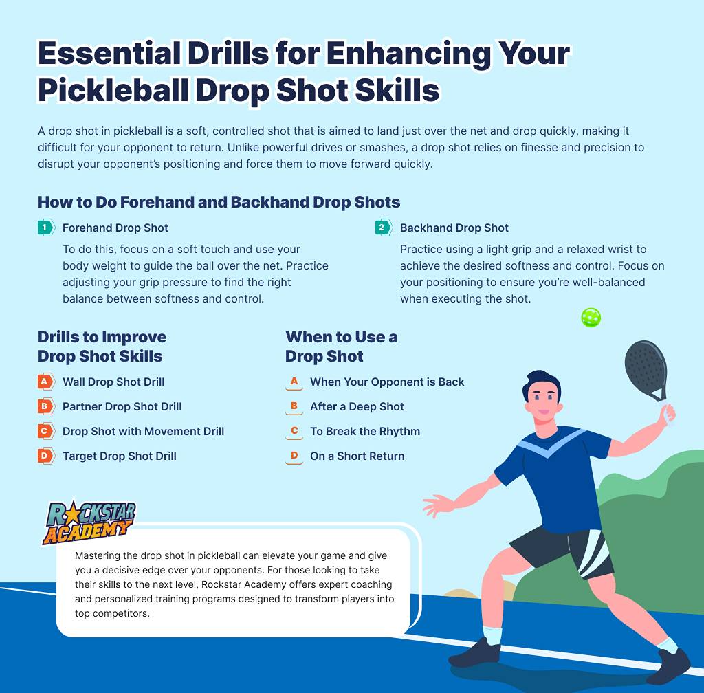 Essential Drills for Enhancing Pickleball Drop Shot Skills